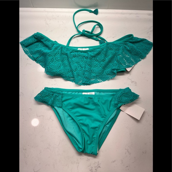 heart and harmony | Swim | Nwt Heart And Harmony Aqua Eyelet Girls ...